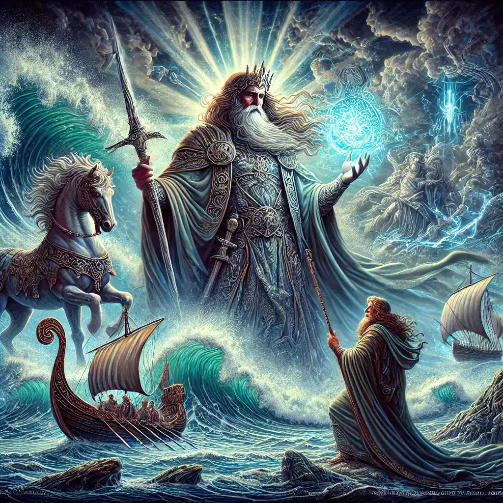 Manannán mac Lir statue: The Ancient Celtic Sea God