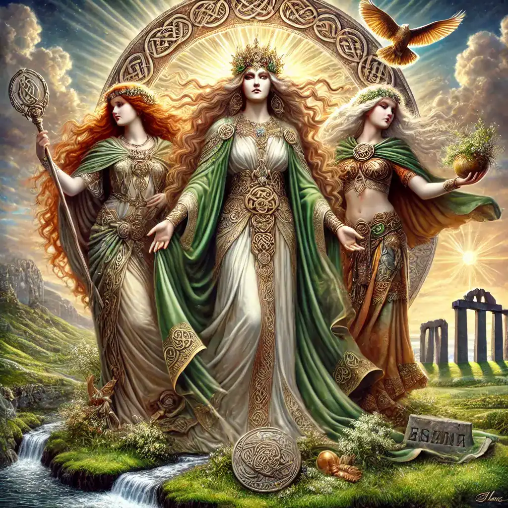 Ériu Goddess of Land in Celtic Mythology
