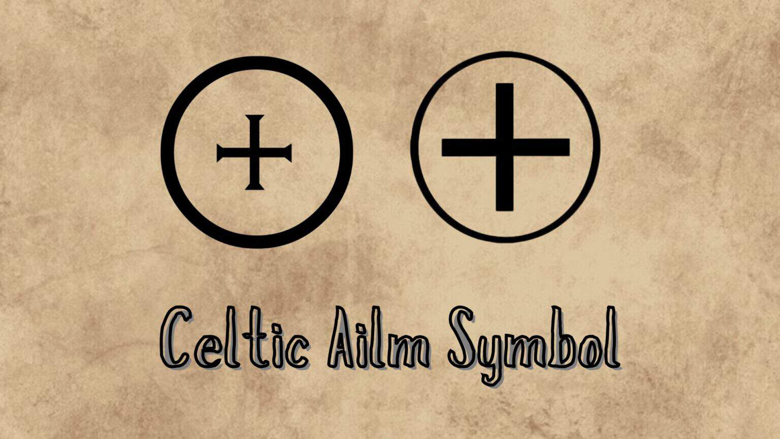 The Ailm Celtic Symbol